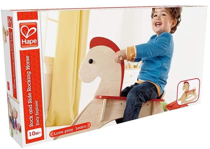 Hape Wooden Rock N Ride Wooden Rocking Horse — ToyWauchope