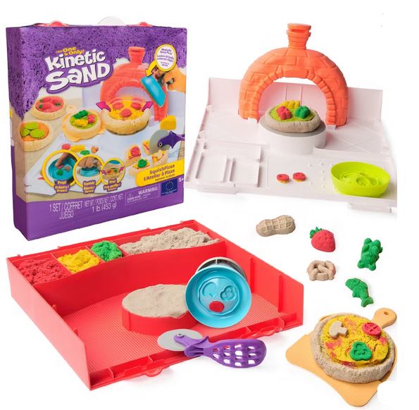 Kinetic Sand Squish Pizza Playset — ToyWauchope