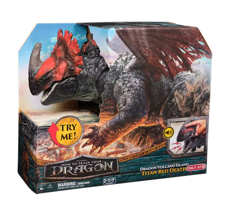 How To Train Your Dragon Movie Red Death Chomping Ramage — ToyWauchope
