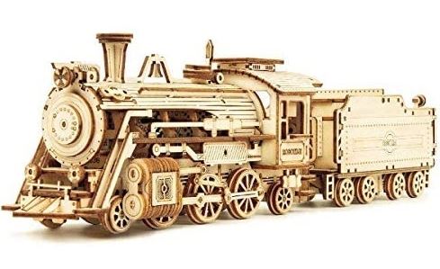 Prime Steam Express Train 1.80 Sc Wooden Model Kit — ToyWauchope
