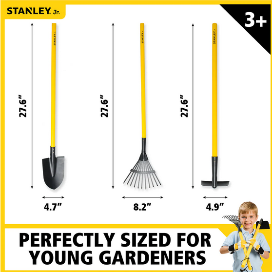 Stanley Jr 3pc Garden Tools Large Set — ToyWauchope