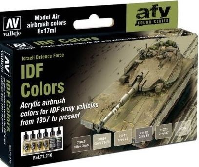 Vallejo Model Air Idf Acrlic Paint Set — ToyWauchope
